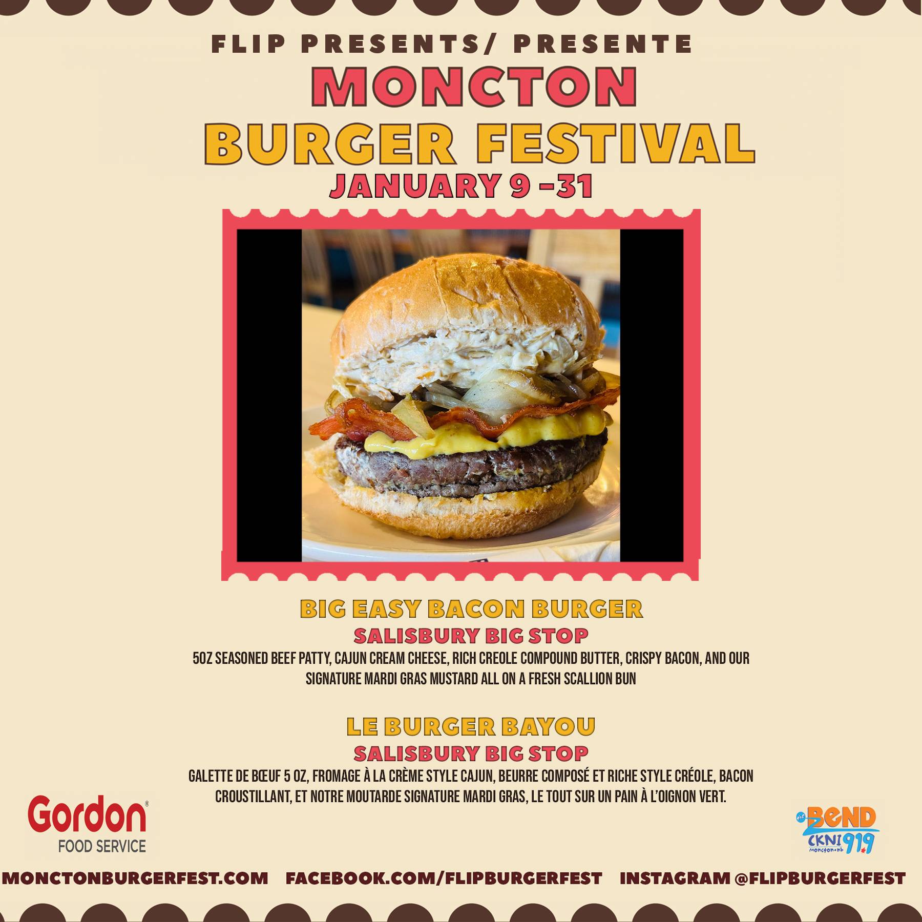 Moncton Burger Festival 2026 - Rate Your Favorite Burgers