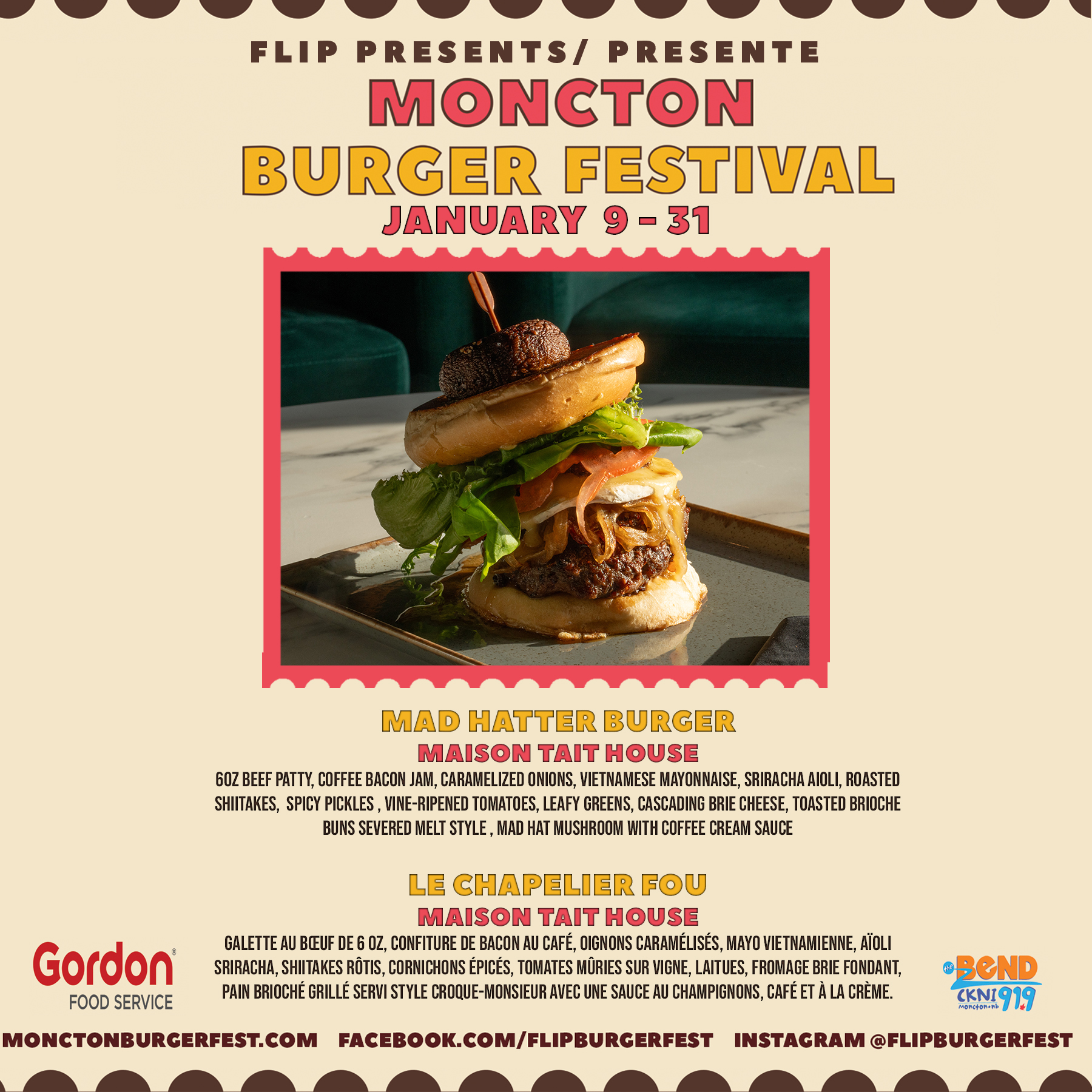 Moncton Burger Festival 2026 - Rate Your Favorite Burgers